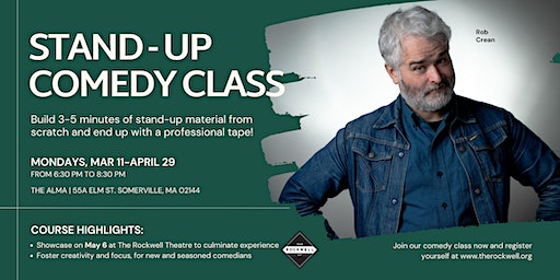 Stand-Up Comedy Classes with Rob Crean (6:30pm At The Alma) Tickets ...