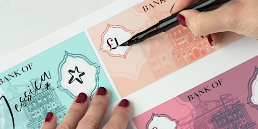 Create a banknote - Modern Calligraphy workshop for beginners | Bank of ...