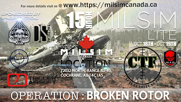 Operation: Broken Rotor | Capture The Flag Paintball & Airsoft: Tickets ...