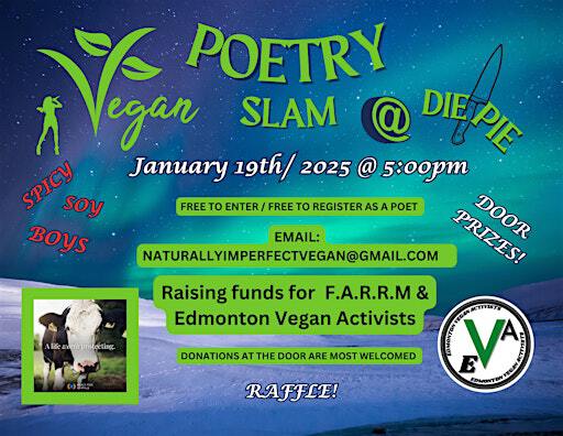 Vegan Poetry Slam | Die Pie Vegan Pizza Delivery + Restaurant: Tickets ...