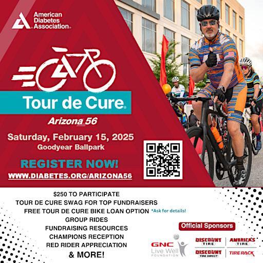 2025 Tour de Cure: Arizona 56 | Goodyear Ballpark: Tickets, Dates ...