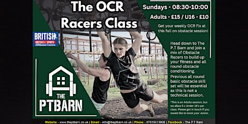 OCR Racers Class | The P.T Barn: Tickets, Dates & Itineraries | Trip.com