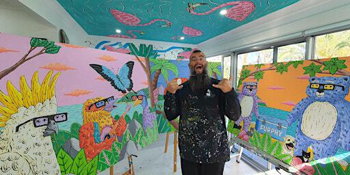 MULGA the Artist, learn to draw, school workshop and Artist talk ...