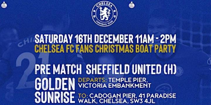 Chelsea FC Fans Pre-Match - Christmas Party | The Golden Sunrise ...