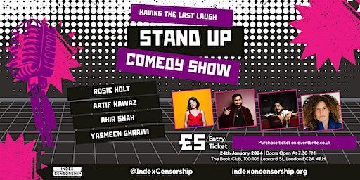 Having the last laugh: Stand-up comedy celebrating dissidence Tickets ...