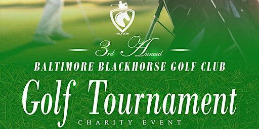 4TH ANNUAL Baltimore Blackhorse Golf Club Charity | Carroll Park Golf ...
