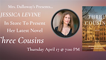Jessica Levine's THREE COUSINS In-Store Presentation And Book Signing ...