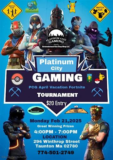 Monday night Fortnite Tournament | Platinum City Gaming: Tickets, Dates ...