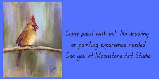 Pastel Painting for Everyone! Paint this lovely female cardinal ...