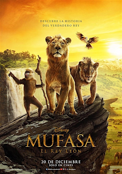 วันที่และแผนการเดินทางไป Mufasa: El Rey León PROYECCIÓN GRATUITA en ...