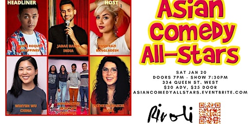 Asian Comedy All-Stars with James Roque! | Rivoli Pool Hall: Tickets ...