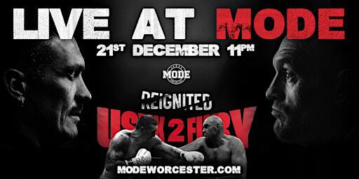 Tyson Fury vs Oleksandr Usyk - THE REMATCH | Mode - Sports Bar & Grill ...