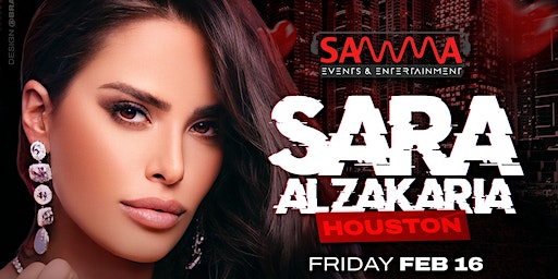 Sara Zakaria Live in Houston USA Tour 2024 Tickets, Dates & Itineraries ...