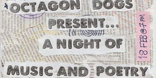 Octagon Dogs present: A Night of Music and Poetry at Sidney and Matilda ...
