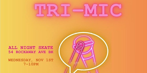 Tri-Mic Poetry | All Night Skate, Rockaway Avenue, Brooklyn, NY, USA ...