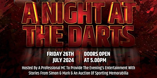 Night At The Darts with Simon Whitlock and Mark Webster with a Pro MC ...