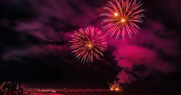 Light up the Night! Beach Fireworks | St. Johns County Ocean Pier ...