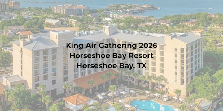 King Air Gathering 2026 | Horseshoe Bay Resort: Tickets, Dates ...