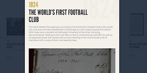 The story and legacy of the world's first football club | Scottish ...