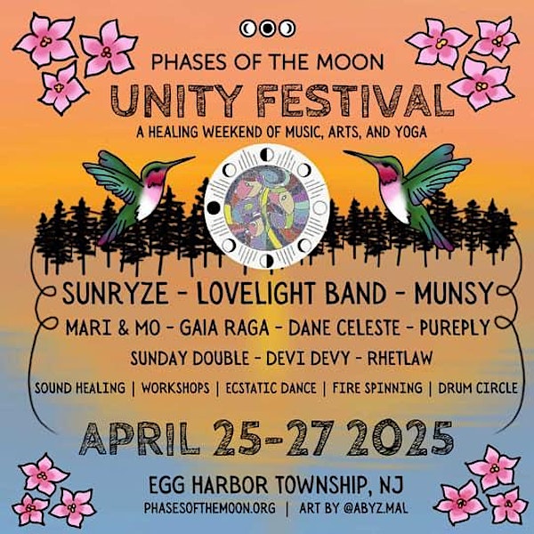 วันที่และแผนการเดินทางไป Phases of the Moon Unity Festival | Phases of ...