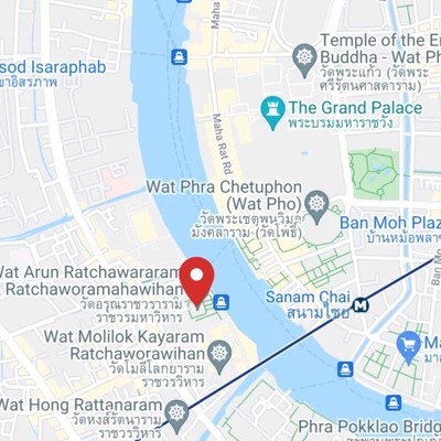 Wat Arun Map