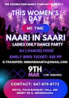 NARI in SAREE- Female ONLY Bollywood Dance Night- Women's DAY SPECIAL | Royal Palm Banquet ...