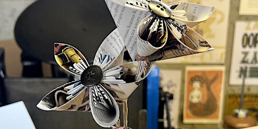 DIY Folded Paper Flowers | Graphic-Poetry Stationery Shop: Tickets ... DIY Folded Paper Flowers | Graphic-Poetry Stationery Shop: Tickets ...