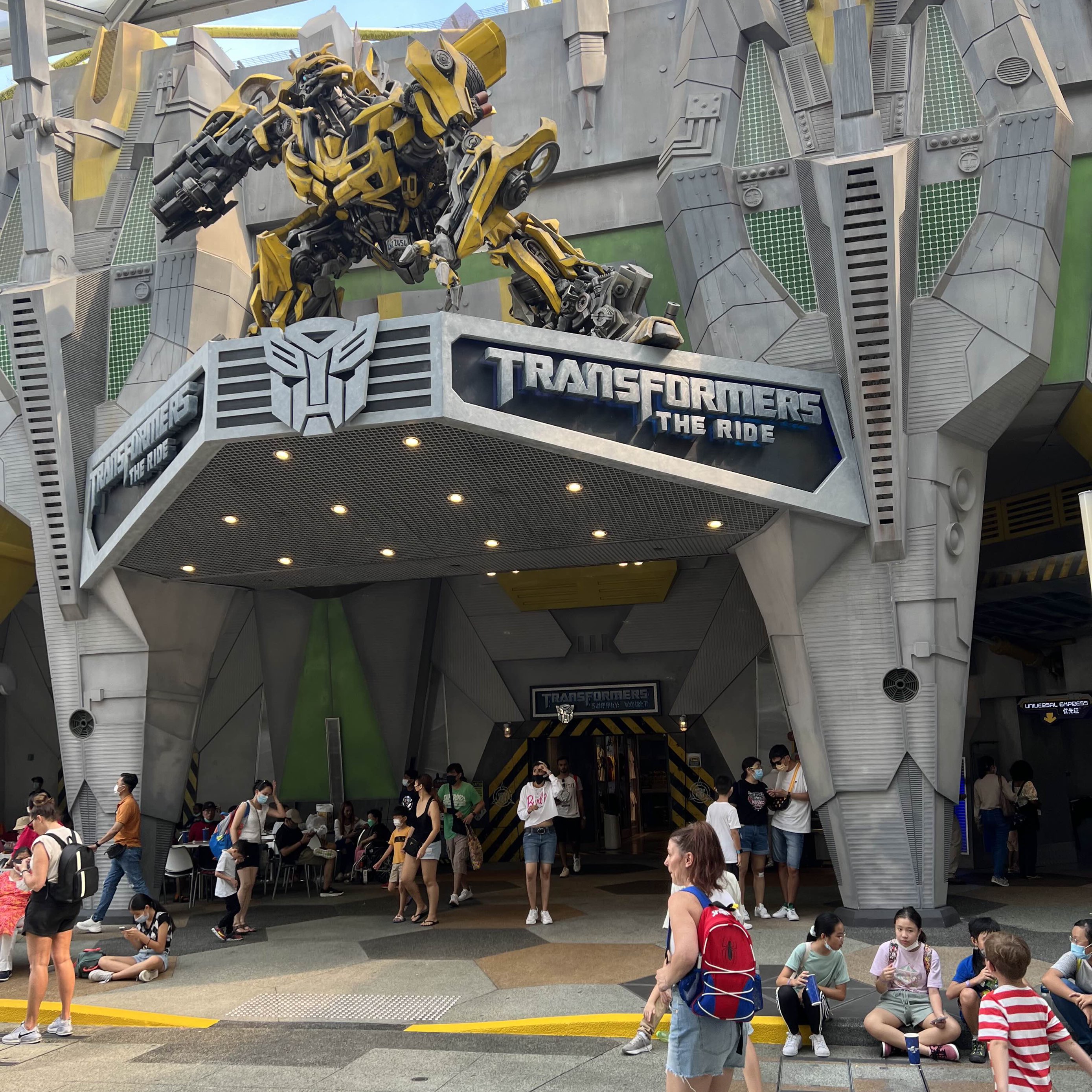 Universal Studio Singapore Transformer Ride