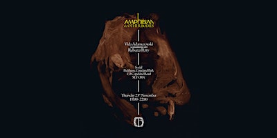Amphibian and Other Bodies by Vida Adamczewski | Launch with Rebecca ...