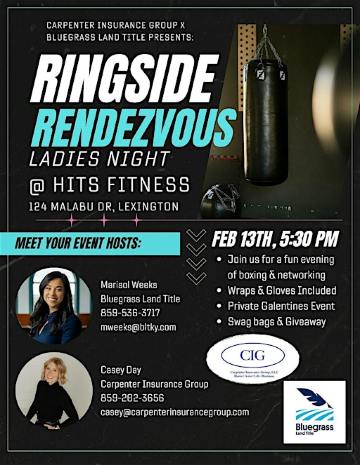 Ringside Rendezvous: Ladies Night | HITS Boxing Club: Tickets, Dates ...