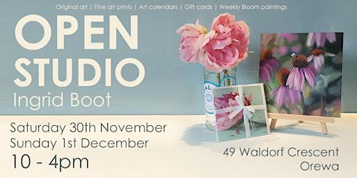 OPEN STUDIO (Orewa): Ingrid Boot | 49 Waldorf Crescent: Tickets, Dates ...