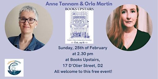 'Wild and Precious Poems’, a poetry reading with Anne Tannam & Orla ...