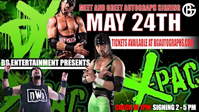 X-Pac In Store Autograph Signing Meet & Greet | BG Autographs by BG ...