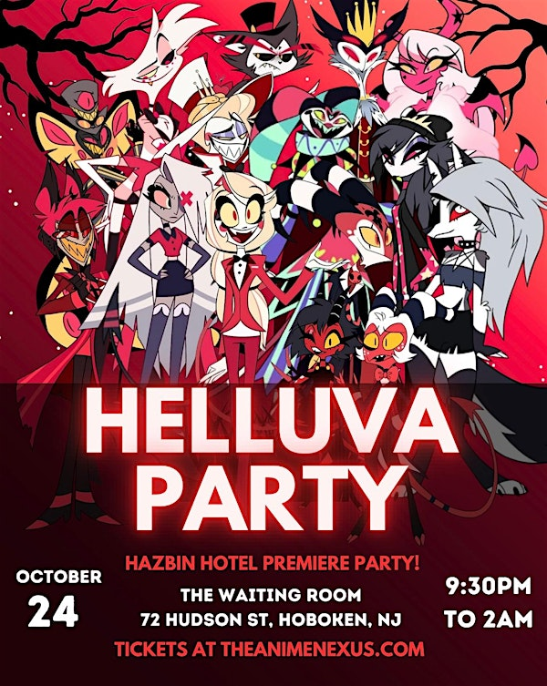 Helluva Party (A Hazbin Hotel Premiere Party!) | The Waiting Room ...