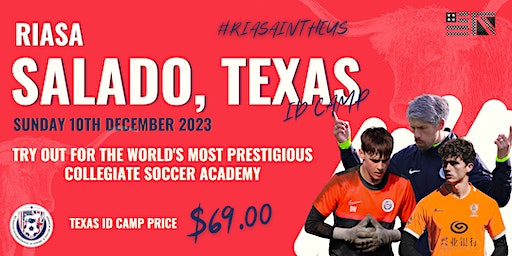 RIASA MEN'S TEXAS COLLEGE SOCCER ID CAMP - DECEMBER 10TH 2023 | Salado ...