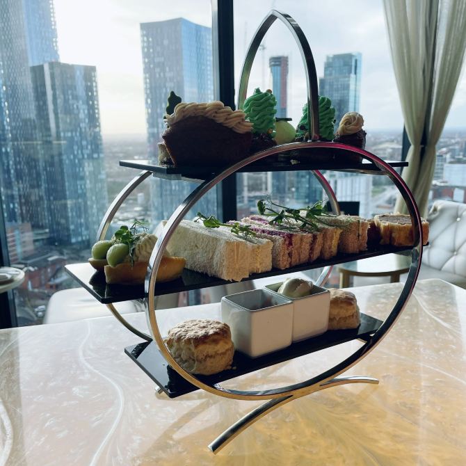 Afternoon Tea at Cloud 23 Manchester | Trip.com Manchester
