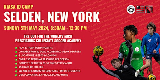 RIASA MEN'S SELDEN - NEW YORK COLLEGE SOCCER ID CAMP - SUN MAY 5TH 2024 ...