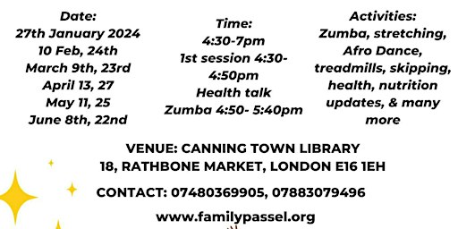 Active Roots: Health and Fitness for over 40s | Canning Town Library ...