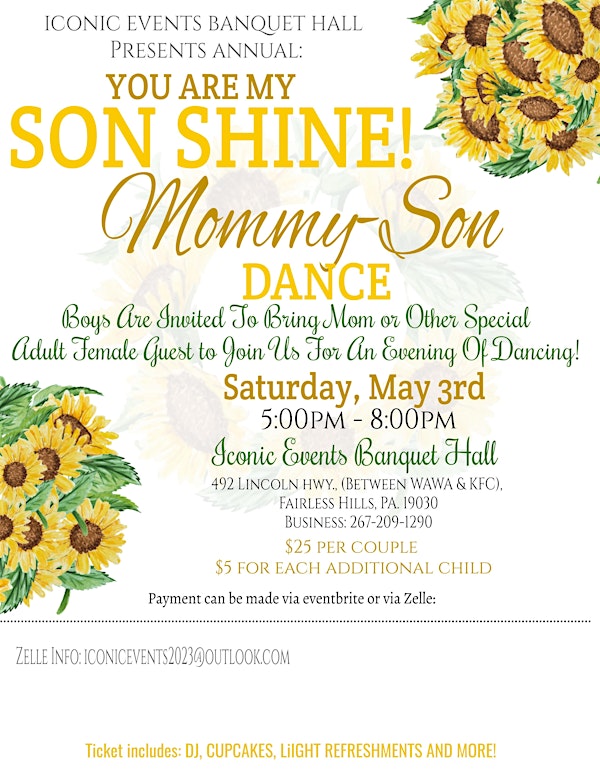 Mommy & Son Dance (You are my Son Shine) | Iconic Events Conference ...