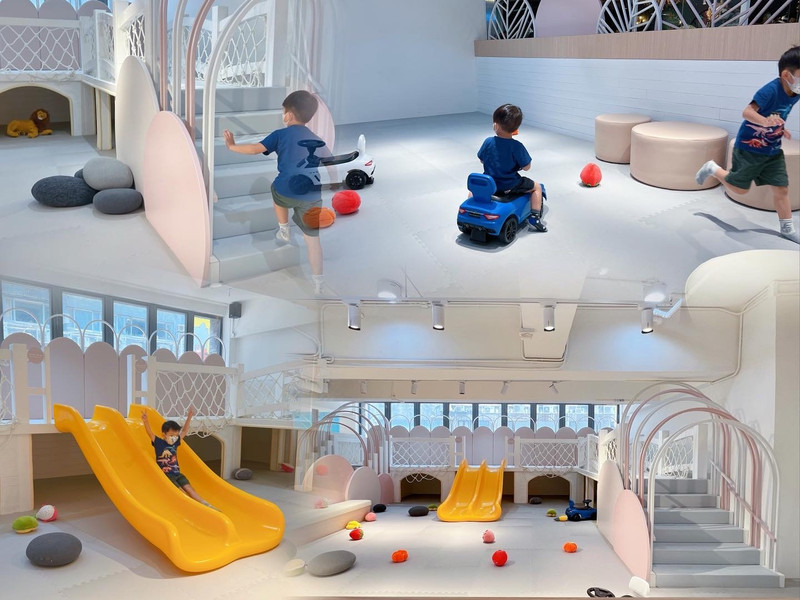A playhouse where kids can play to their hearts' content, while parents ...