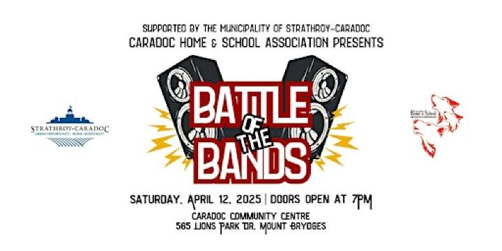 Battle of the Bands: 60's,70's, 80's & 90's Hosted by Caradoc Home & School | Caradoc Community ...