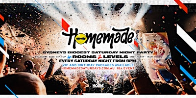 Homemade Saturdays - 20th April 2024 | Home Main Venue: Tickets, Dates ...