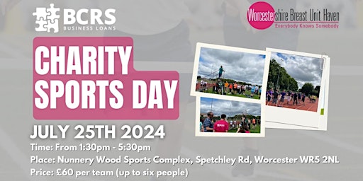 BCRS Charity Sports Day 2024 | Nunnery Wood Sports Complex: Tickets ...