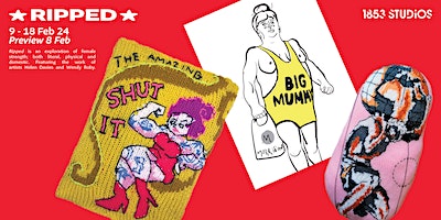 RIPPED Exhibition Preview: Helen Davies and Wendy Roby | 1853 Studios and Gallery: Tickets ...