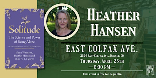 Heather Hansen with Peter McGraw Live at Tattered Cover Colfax ...