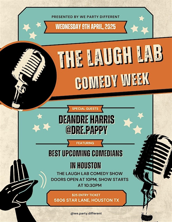 The LAUGH LAB Comedy Show | 5806 Star Ln: Tickets, Dates & Itineraries ...