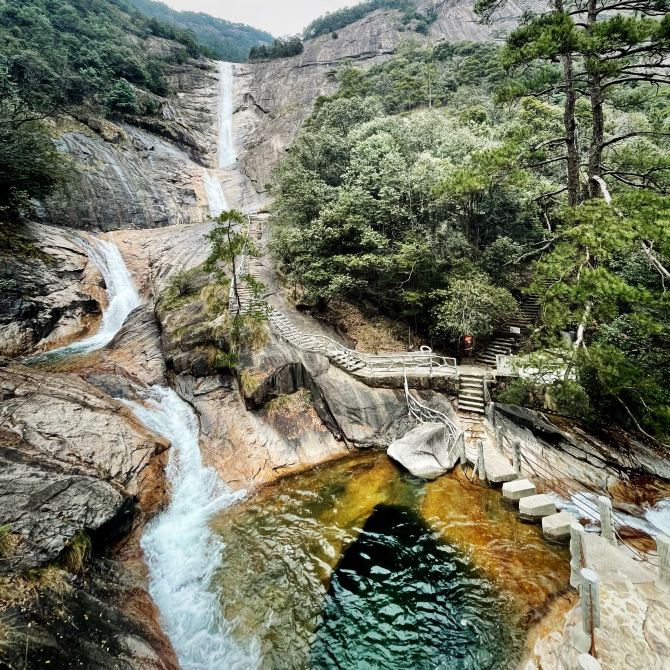 Nine Dragon Glorious Waterfalls🐉💦🏔🏞 | Trip.com Huangshan Scenic Area ...