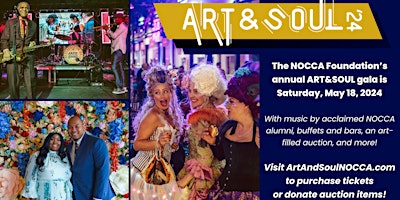 NOCCA Foundation Art & Soul Gala | NOCCA Foundation: Tickets, Dates ...