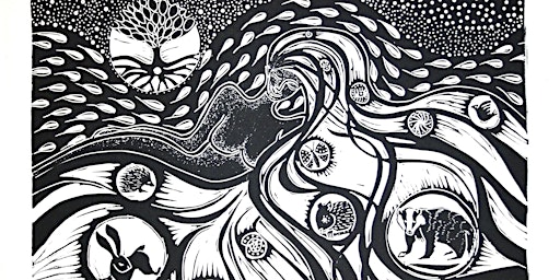 วันที่และแผนการเดินทางไป Print A Female Figure using Linocut ...