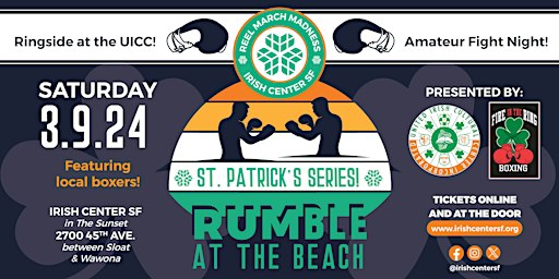 Rumble at the Beach—St. Patrick's Series | United Irish Cultural Center ...